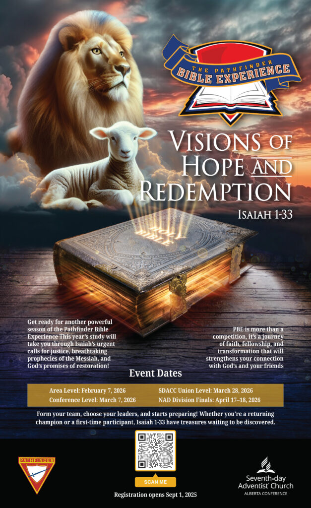 Pathfinder Bible Experience 2026 – Alberta Conference Lacombe AB