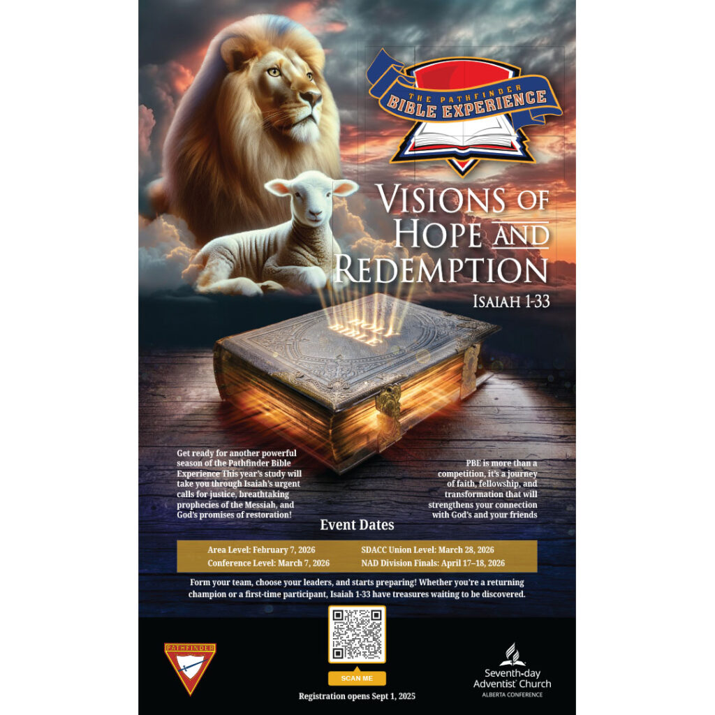 Pathfinder Bible Experience 2026 – Alberta Conference Lacombe AB