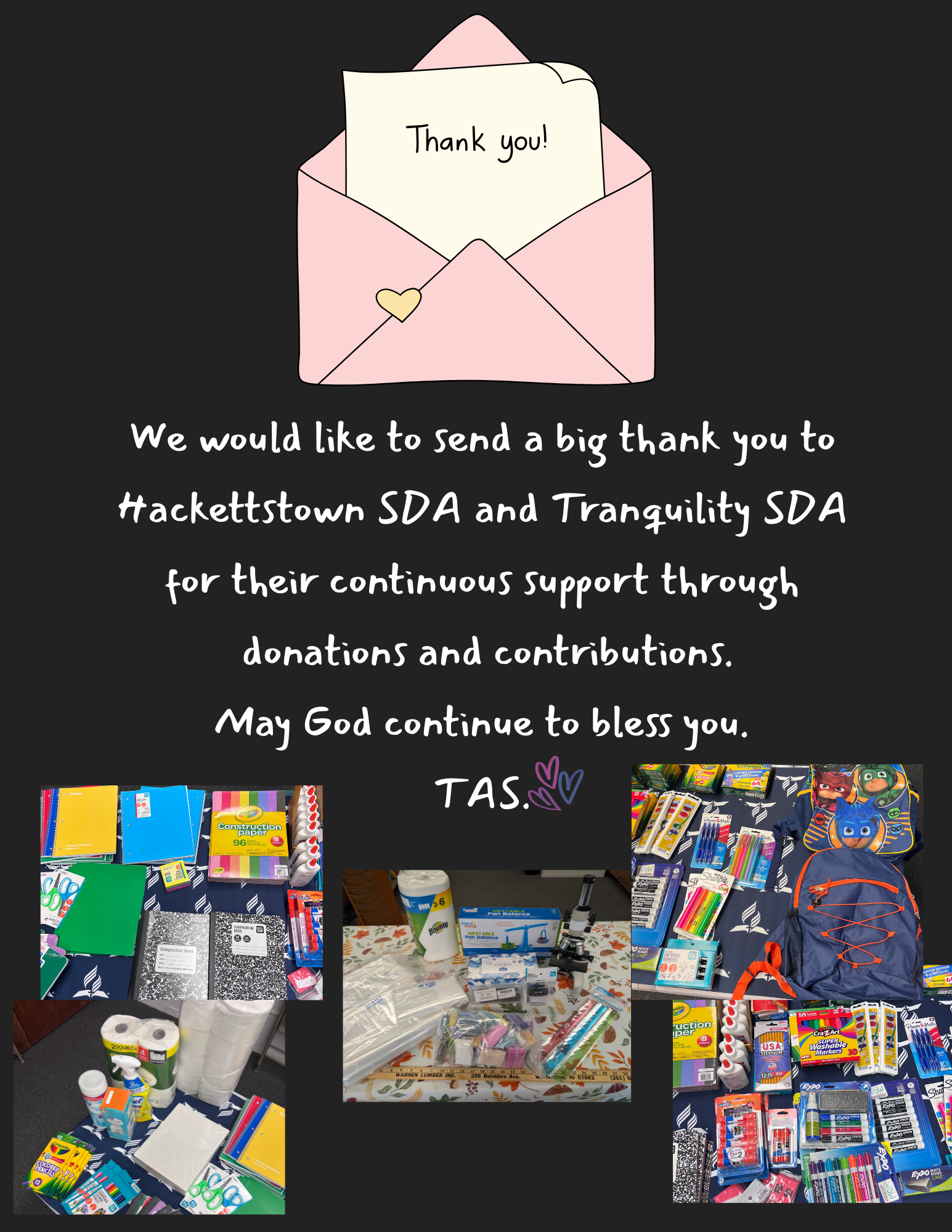 Announcements – Tranquility School