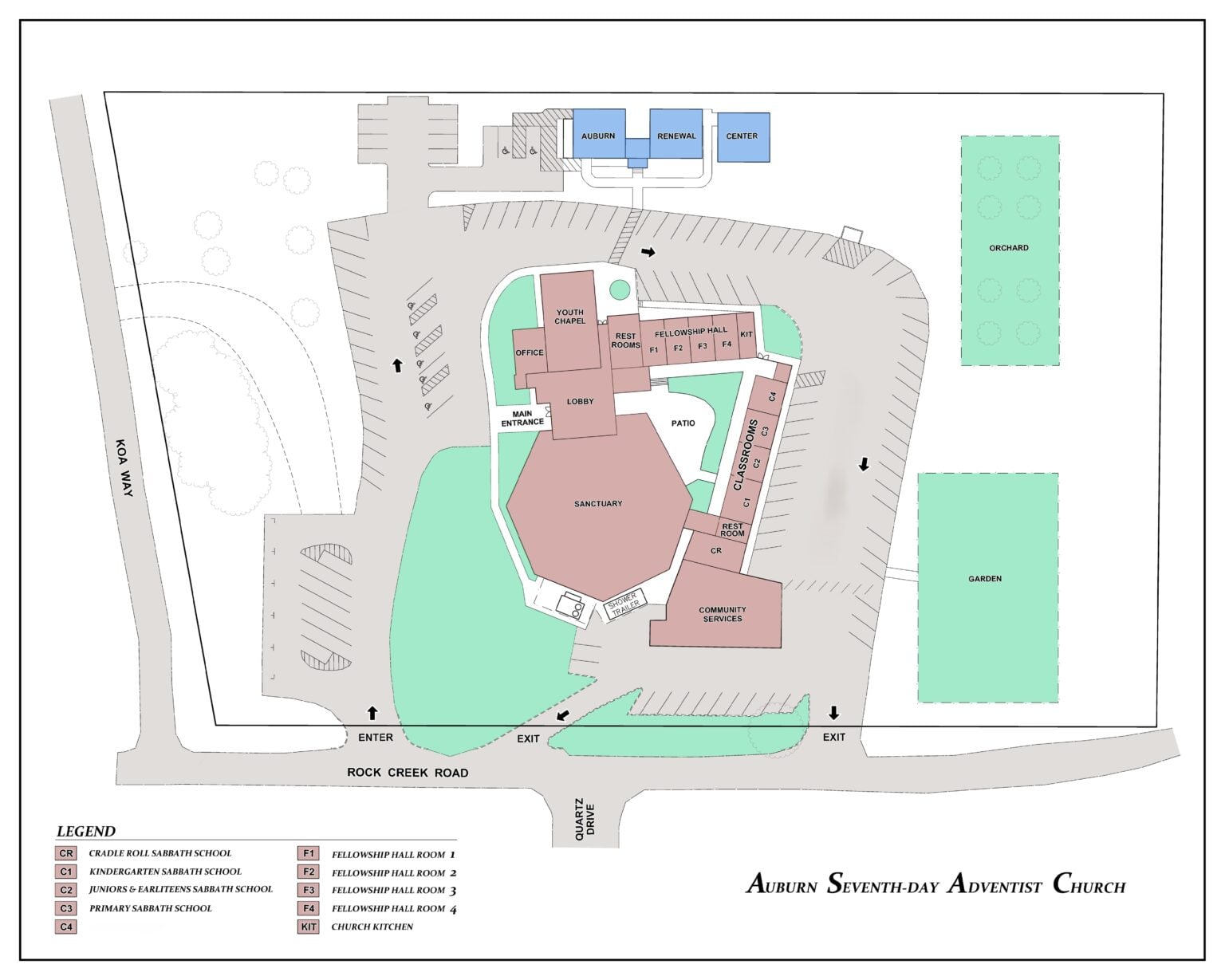 Campus Map – Auburn Seventh-day Adventist Church