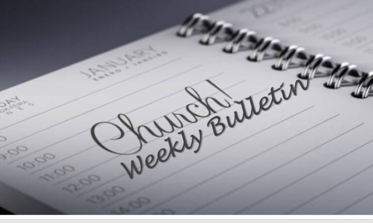 Church Bulletin – Carson City Adventist Church