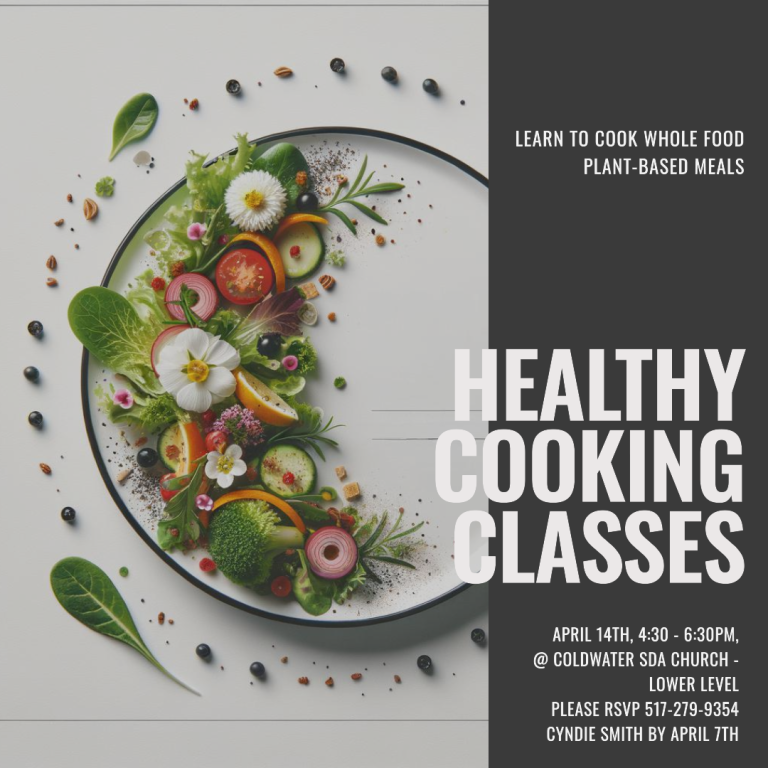 Cooking Class: Whole Food Plant Based – Seventh-day Adventist®