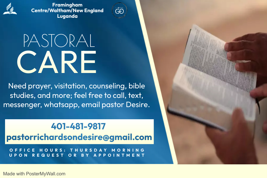 Our Pastor – Framingham Centre Seventh-Day Adventist Church