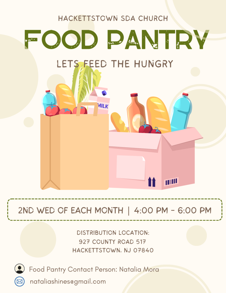 Food Pantry – Hackettstown SDA Church