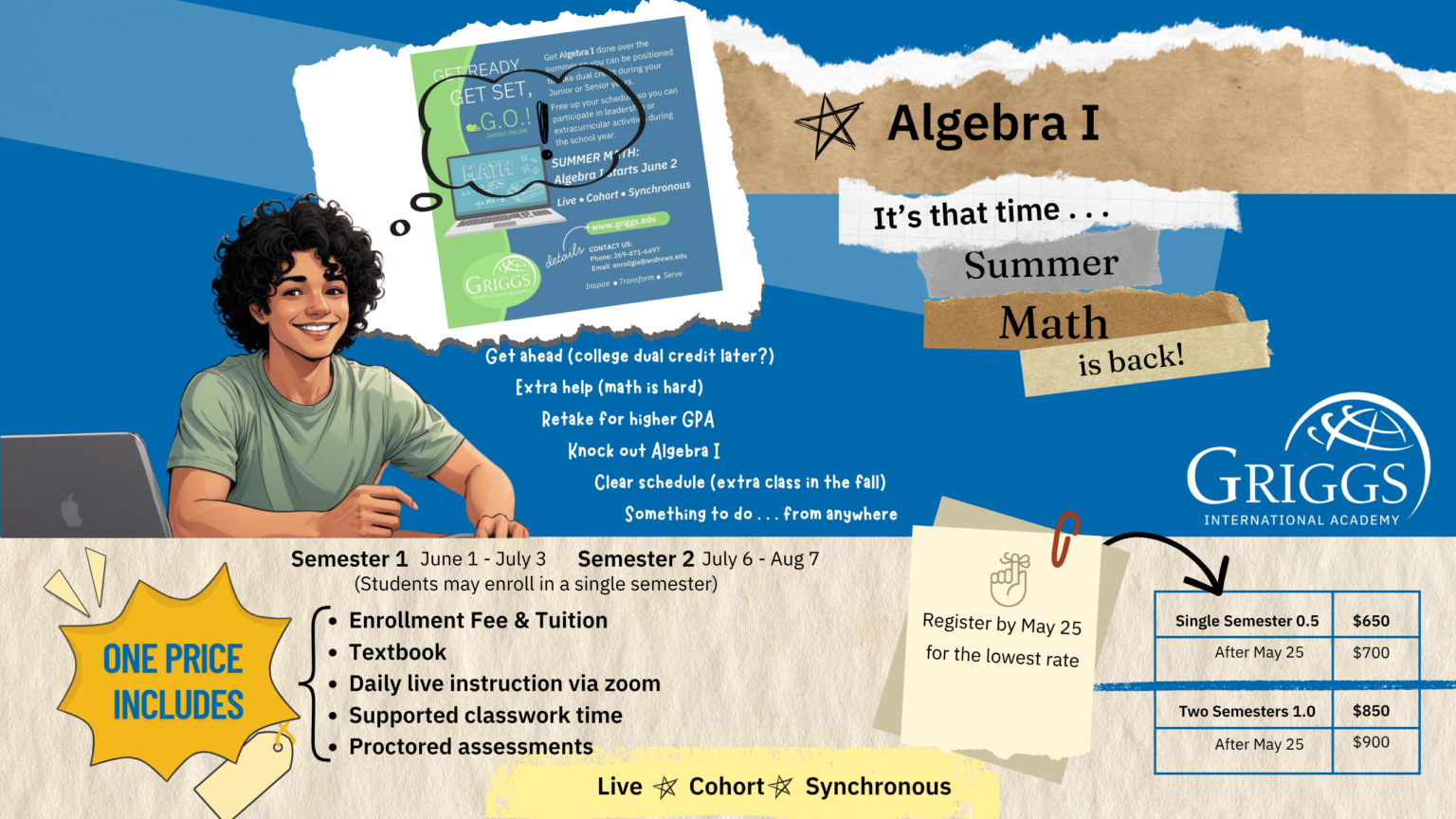 Math Summer Cohort – Griggs International Academy