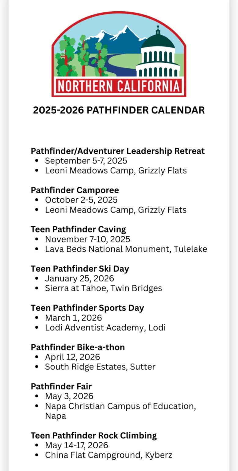 Napa Valley Pathfinders Club – Napa Christian