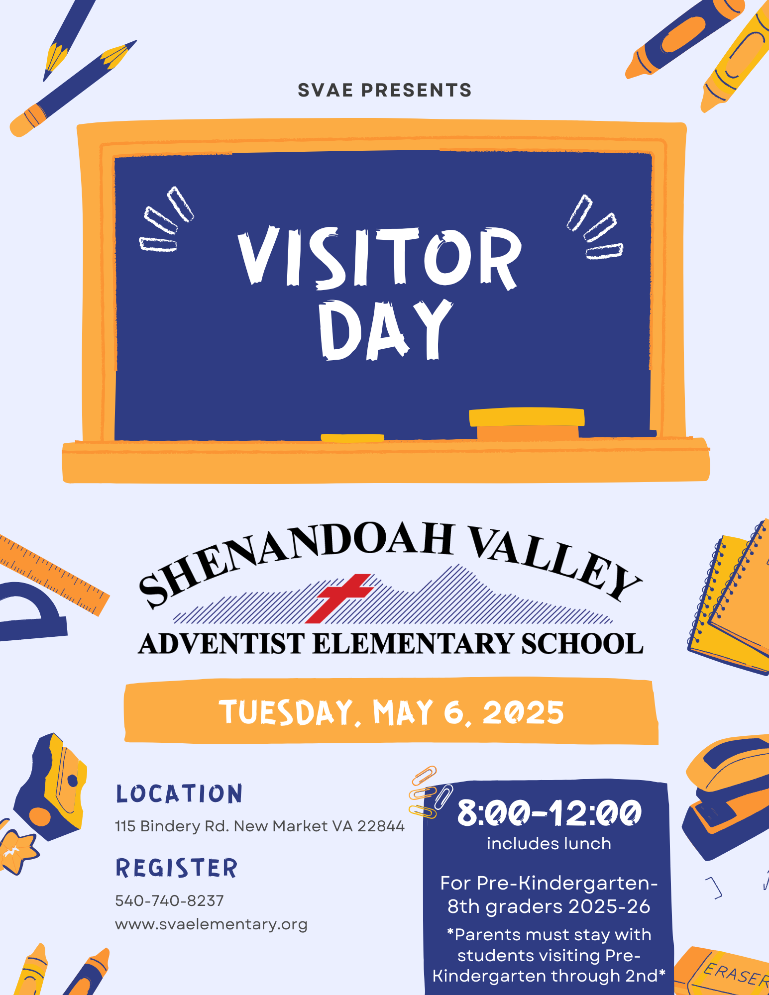 Visitor Day – Shenandoah Valley Adventist Elementary