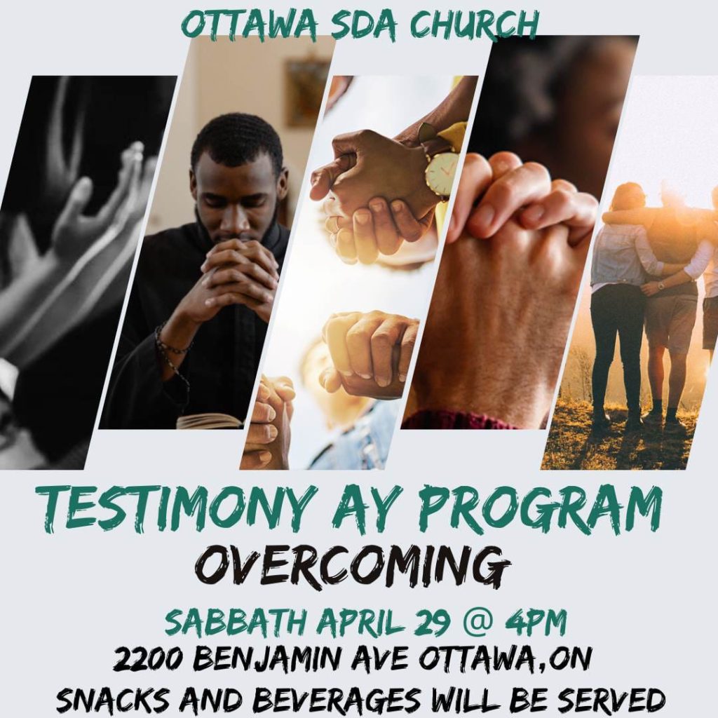 Testimony AY Program | April 29, 2023 – Ottawa Seventh-day Adventist Church