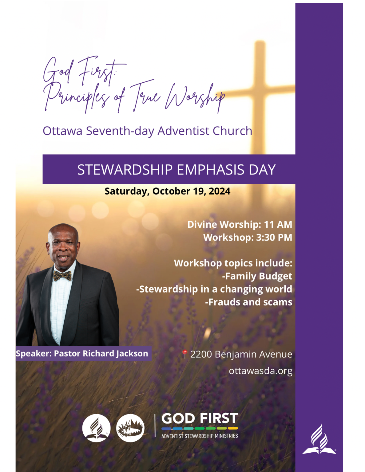 Join Us This Sabbath – Stewardship Day | October 19, 2024 – Ottawa ...