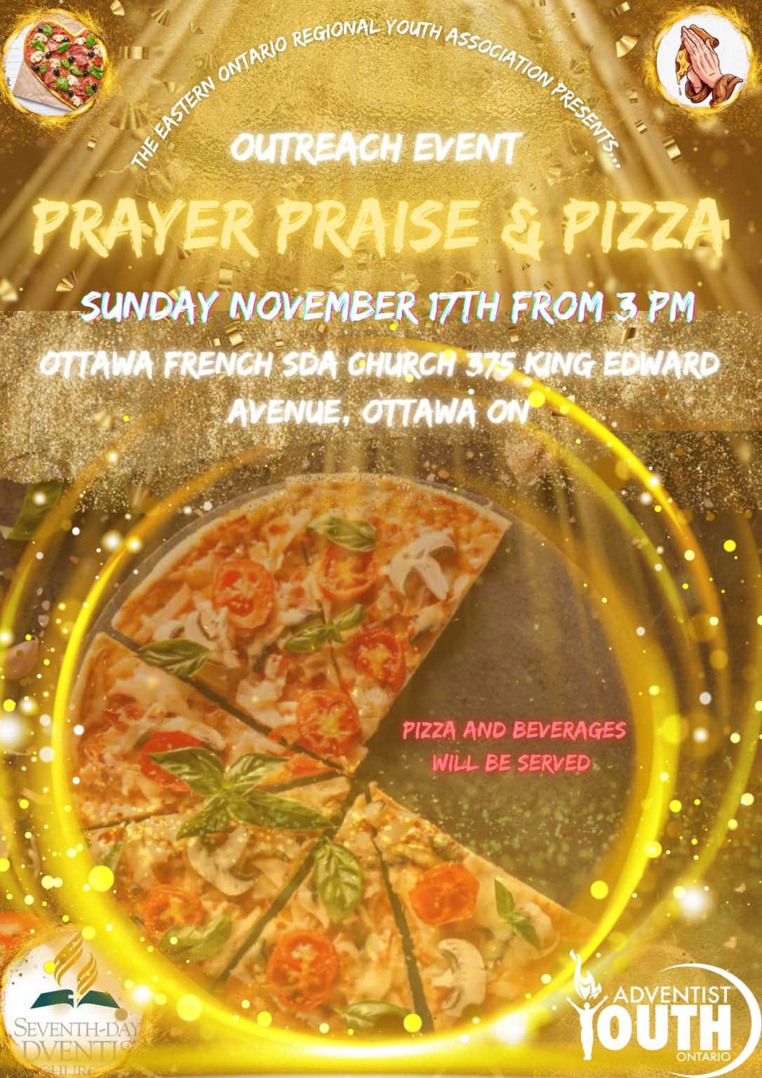Prayer, Praise & Pizza 2.0 | November 17, 2024 – Ottawa Seventh-day ...