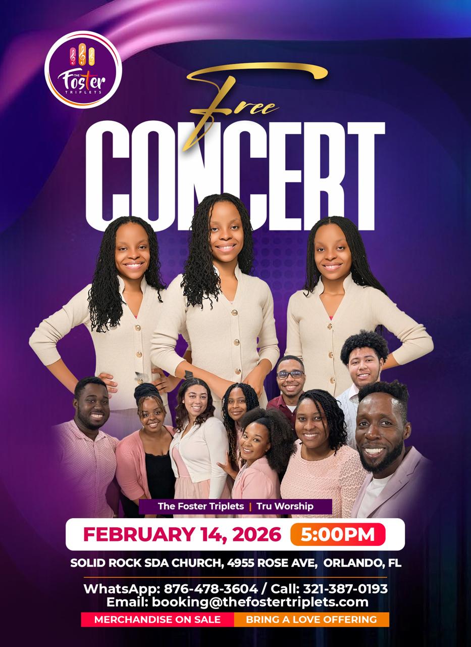 Foster Triplets Concert Live – Solid Rock SDA Church of Orlando