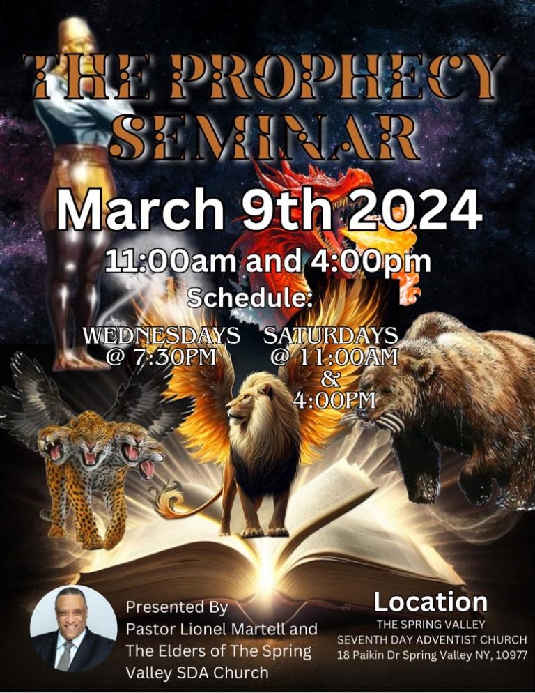 The Daniel Prophecy Serminar – Spring Valley SDA Church