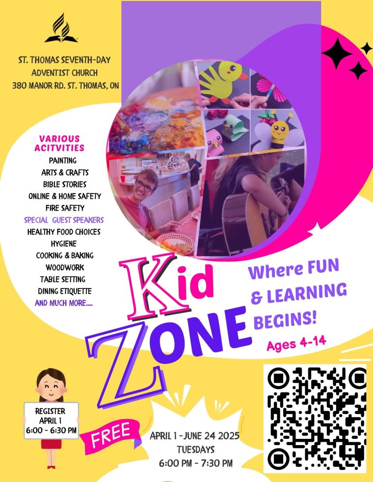 Kidzone – St. Thomas Seventh-day Adventist® Church