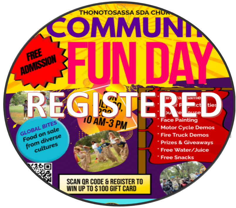 Community fun day 2025 registered – Thonotosassa SDA Church (Tsassa)