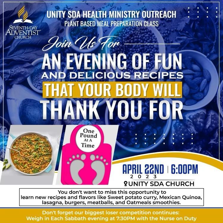 Health Ministry – Unity Seventh-day Adventist Church