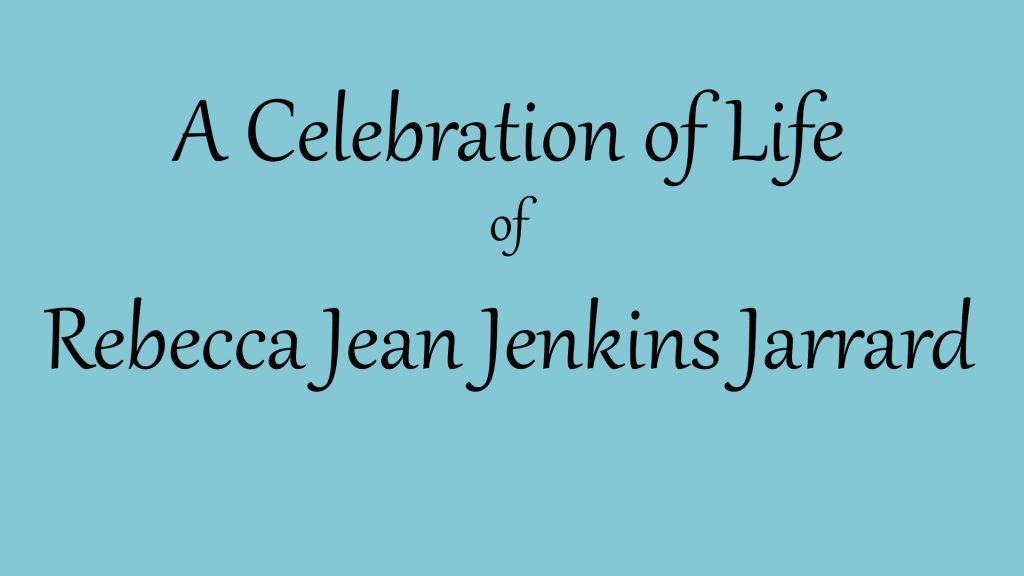 Rebecca Jarrard Memorial – University Parkway SDA Church