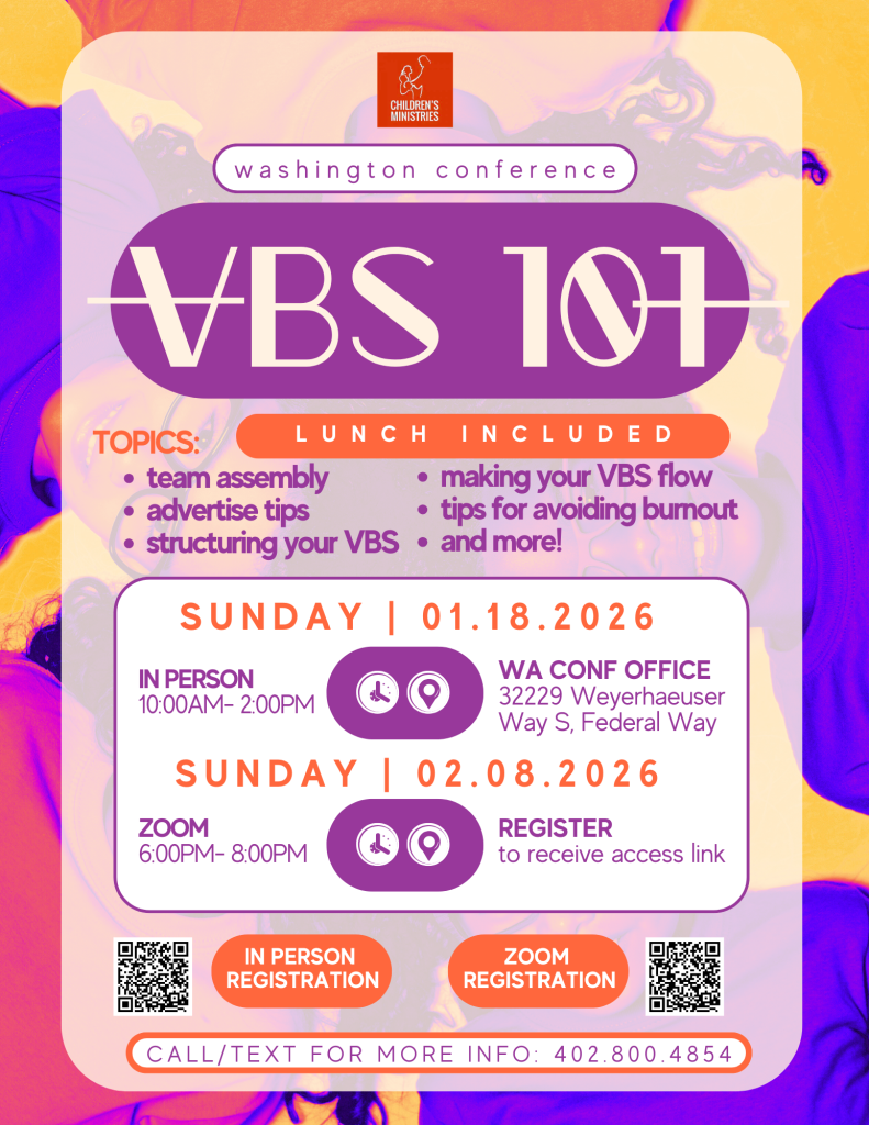 Children’s Ministry & VBS – Washington Conference of Seventh-day Adventists